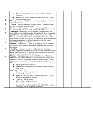 Back care checklist | DOCX