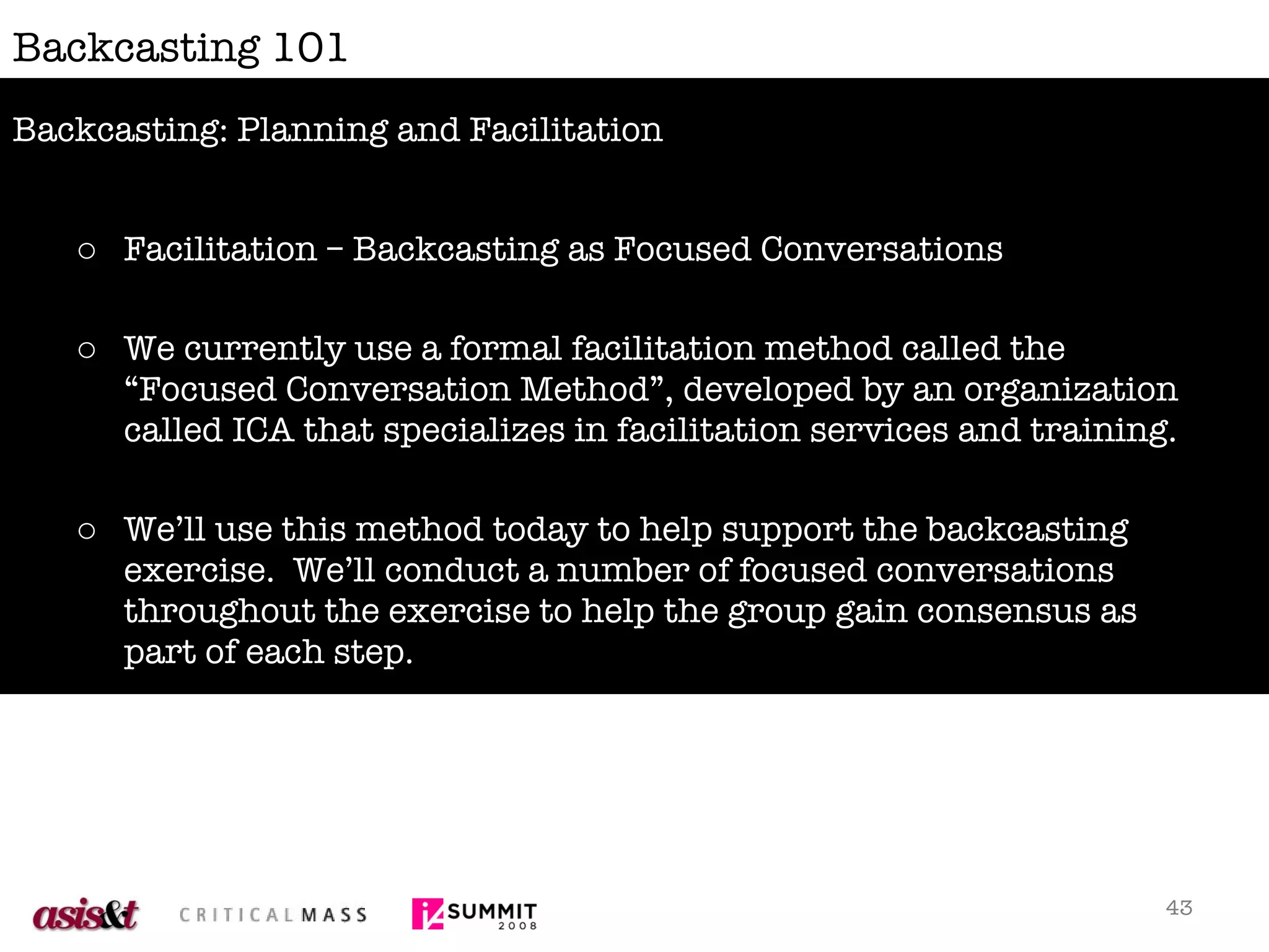 Backcasting 101 | PPT