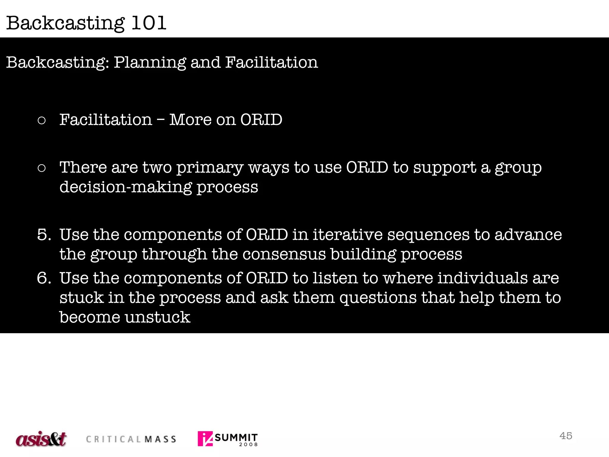 Backcasting 101 | PPT