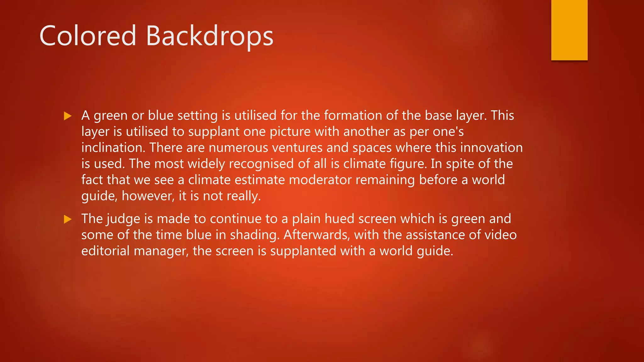 Colored Backdrops | PPTX