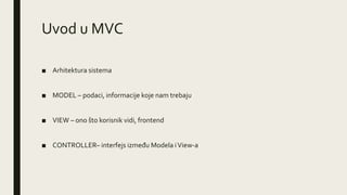 Backend, MVC, languages and frameworks for Backend | PPT