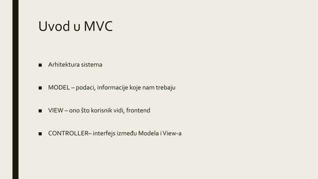Backend, MVC, languages and frameworks for Backend | PPT
