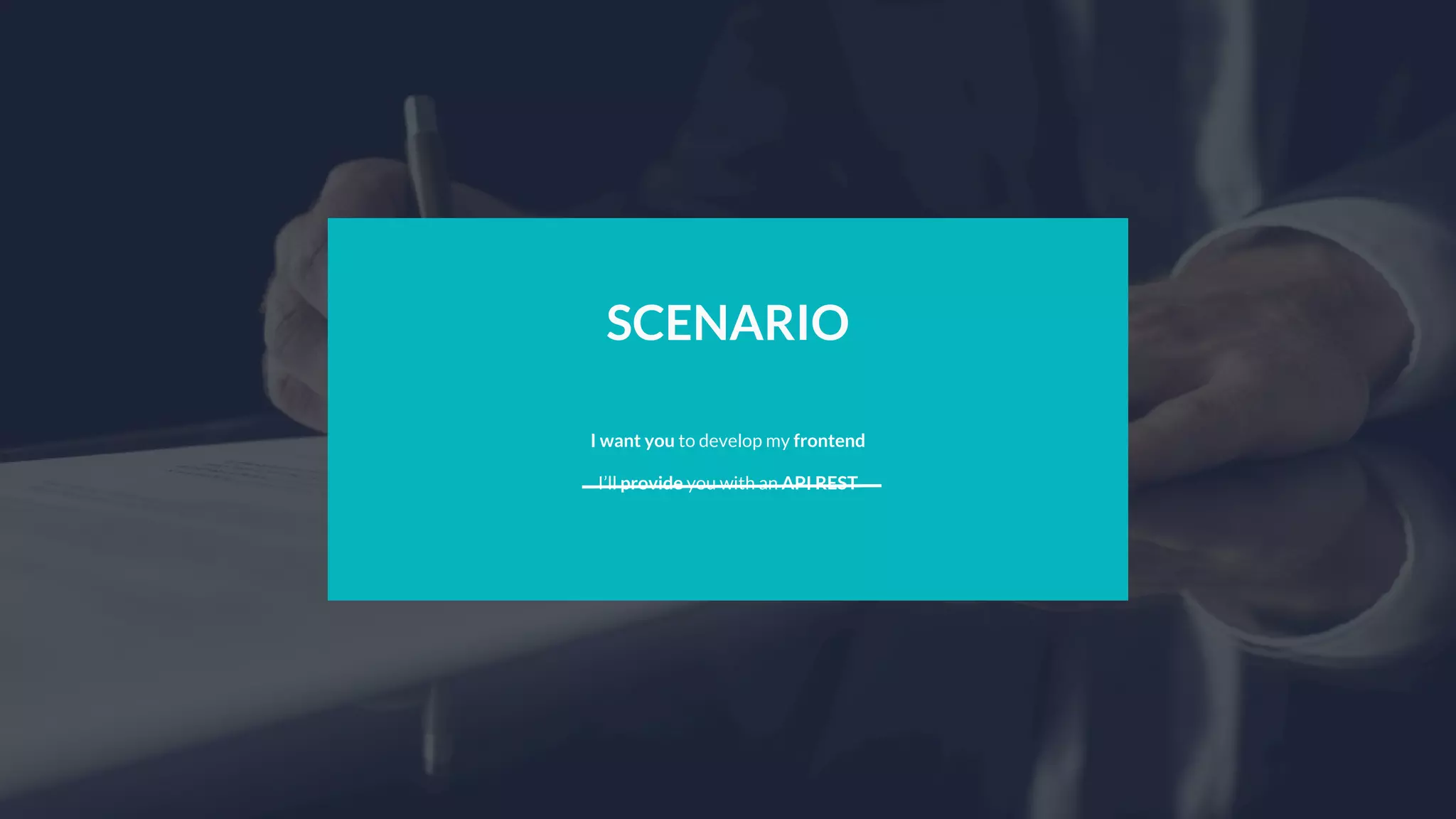 How to build an AngularJS backend-ready app WITHOUT BACKEND | PPT