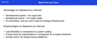 Backend as a service | PPTX