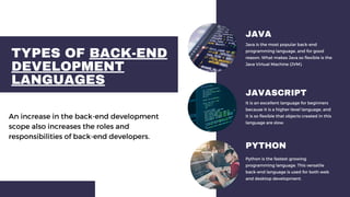 Backend Development | PDF