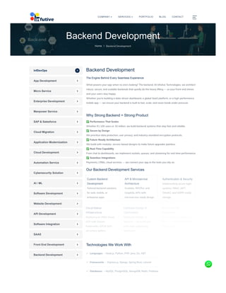 Backend Development in Dwarka, front end app development, | PDF