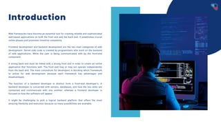 Important Backend Frameworks To Remember For Businesses In 2023 | PDF ...