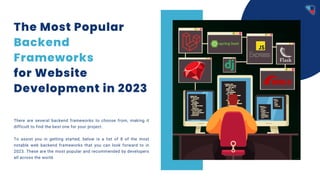 Important Backend Frameworks To Remember For Businesses In 2023 | PDF ...