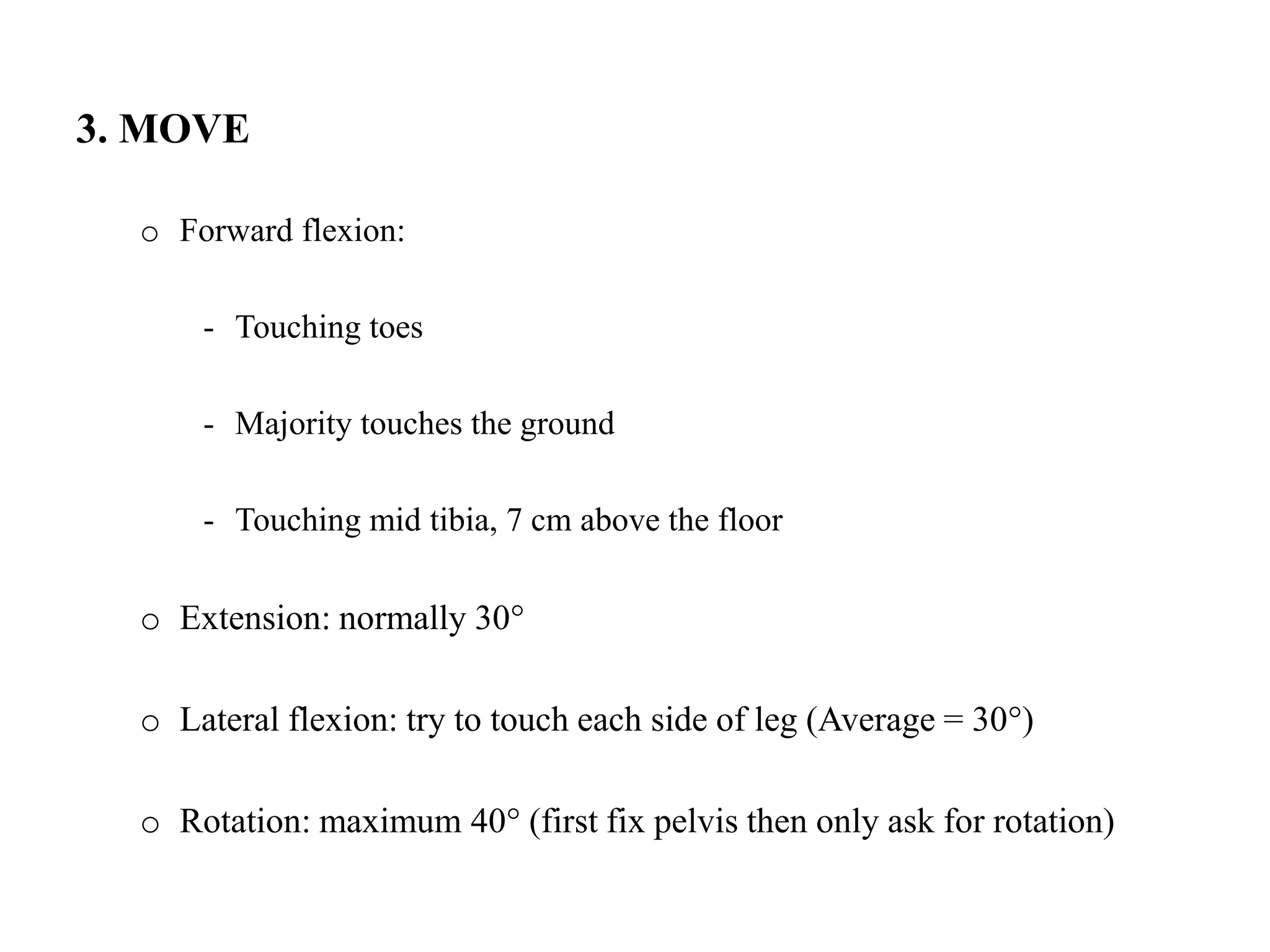 Back/Spine examination | PPTX