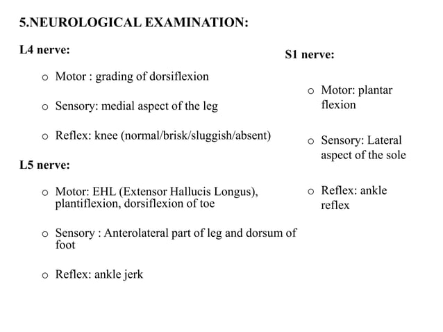 Back/Spine examination | PPTX