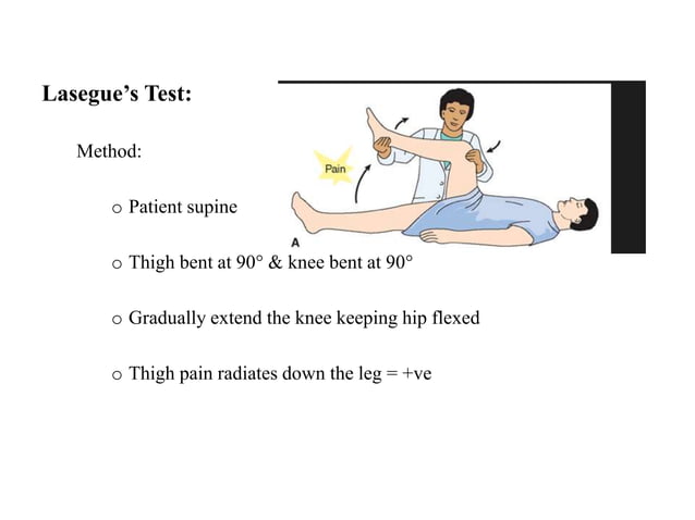 Back/Spine examination