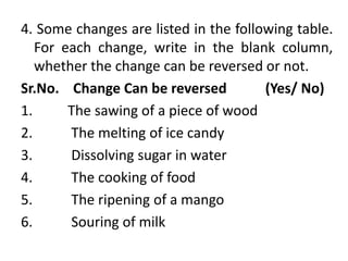 Back excercise of change around us | PPT