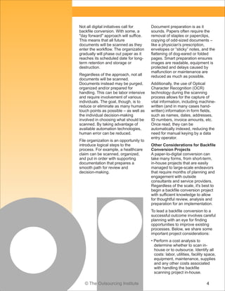 Backfile Conversion: Best Practices and Considerations | PDF