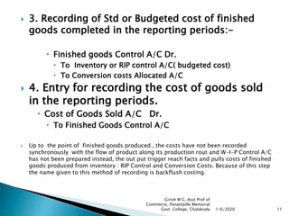 Backflush costing | PPTX