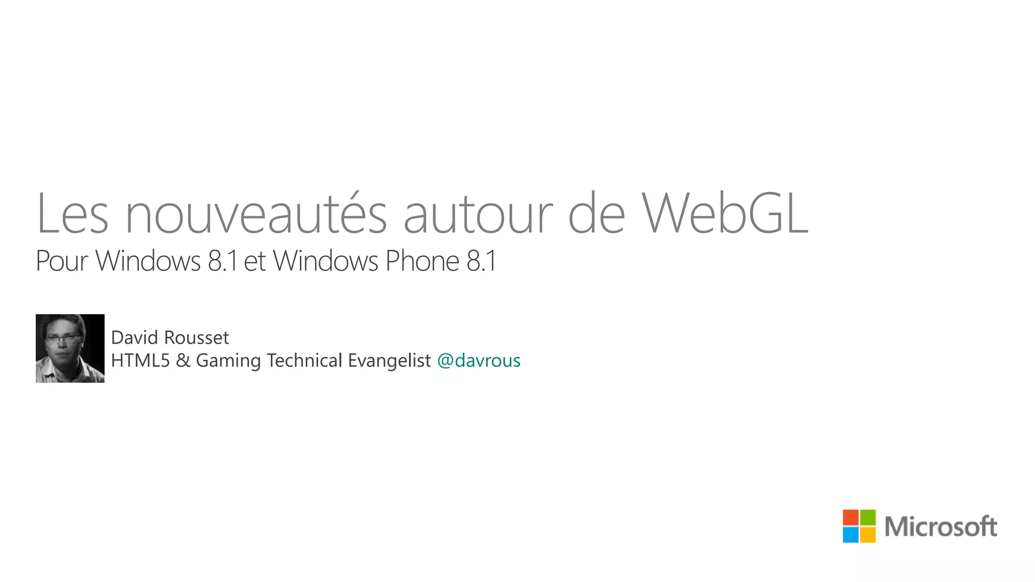 Back from BUILD - WebGL | PPTX | Computing | Technology & Computing