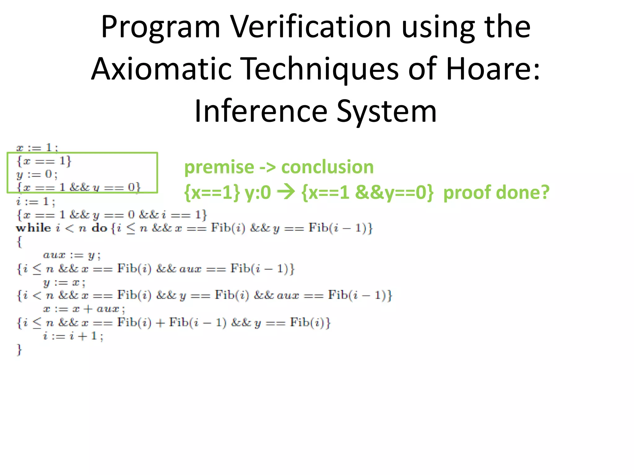 [若渴計畫] Introduction: Formal Verification for Code | PDF | Programming Languages | Computing