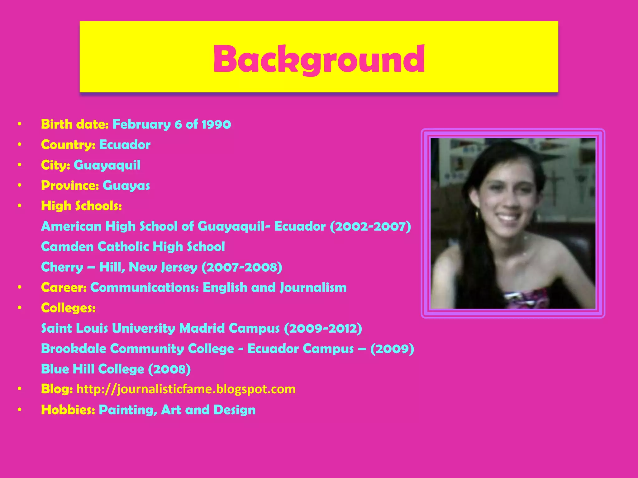 Author's Background | PPTX