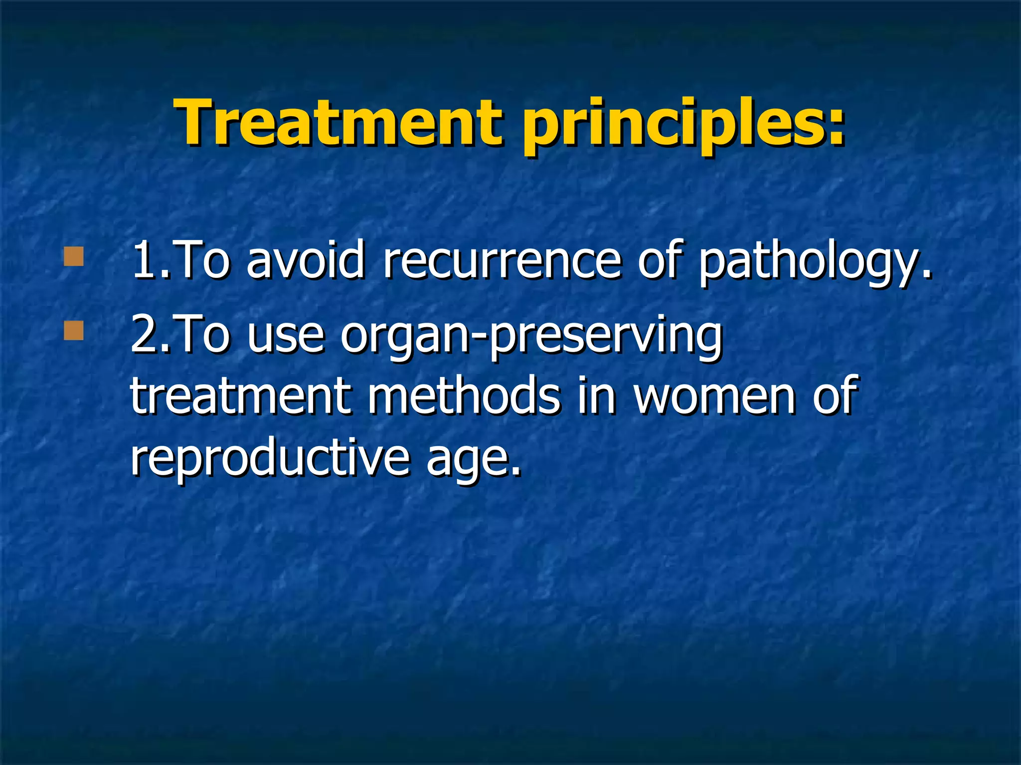 BACKGROUND AND PRE-CANCEROUS DISEASES OF FEMALE REPRODUCTIVE ORGANS | PPT