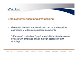 Background Checks: The Legality of Reference, Credit, Criminal and ...