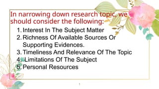 Background-of-the-Study format, practical research | PPTX
