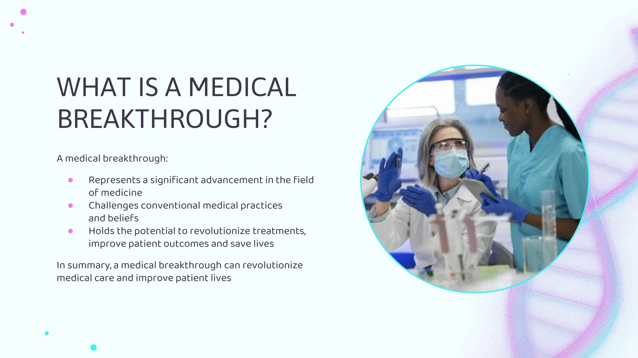 Bioinformatics applied to medicine breakthrough.pptx