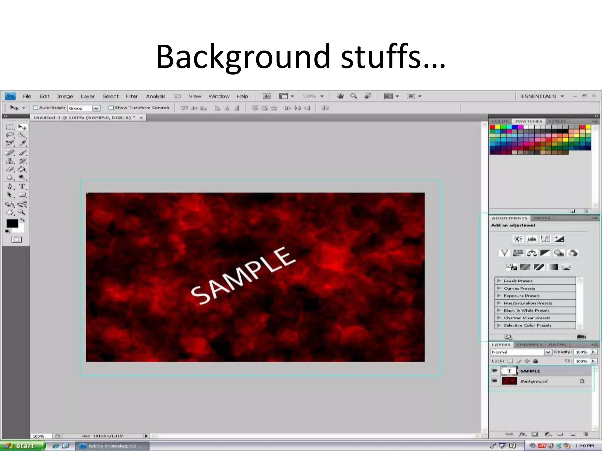 Background adjustments | PPTX