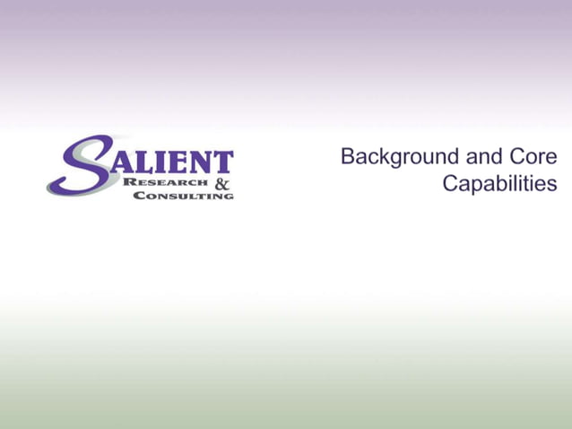 Salient - Background And Case Studies | PPT