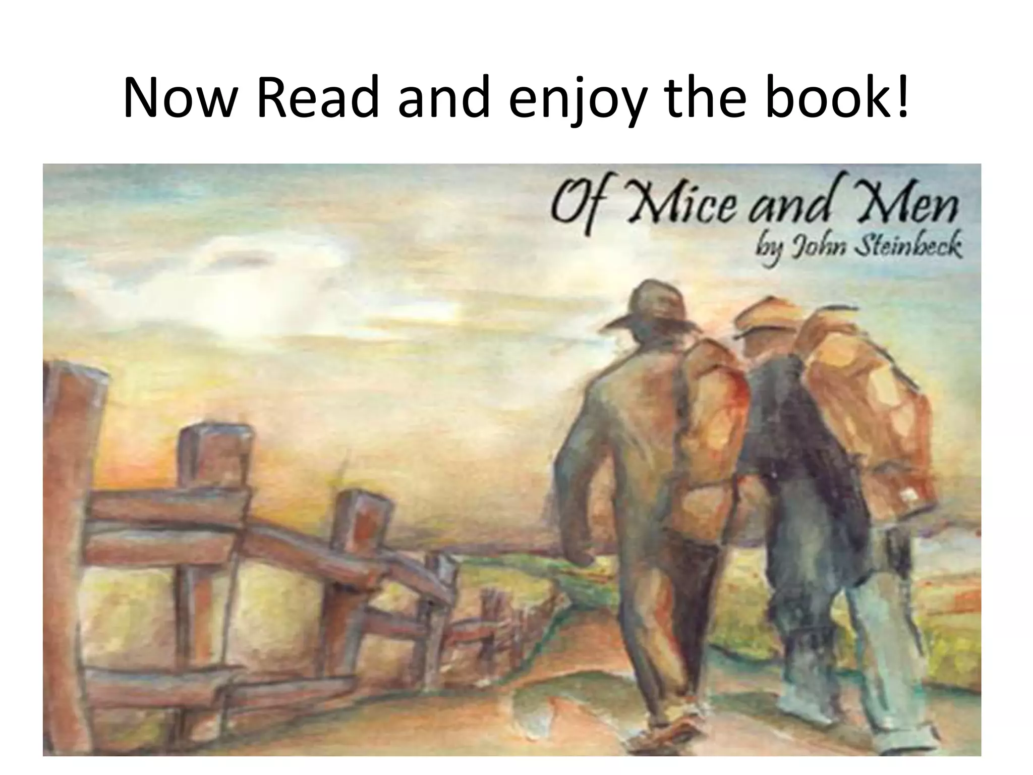 Background and Overview - Of Mice and Men | PPTX