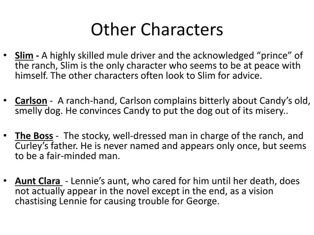 Background and Overview - Of Mice and Men | PPTX