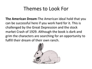 Background and Overview - Of Mice and Men | PPTX