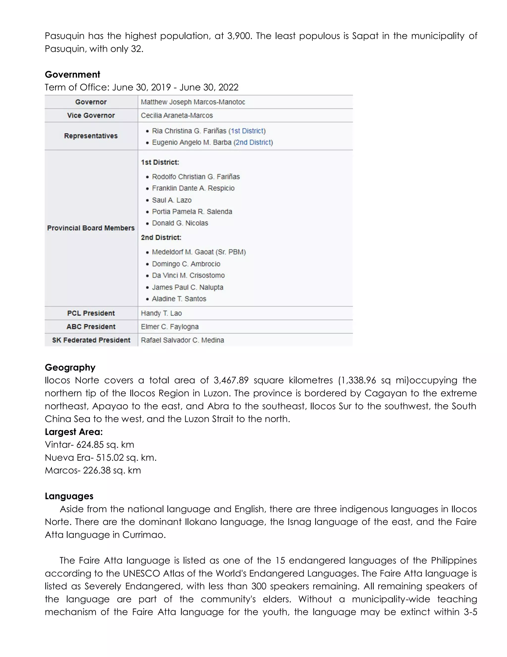 Background and information about ilocos norte | PDF