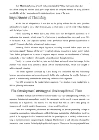 Background and structure of indian planning | PDF