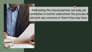 Background Check Misconceptions and Why it is Important to Address Them ...