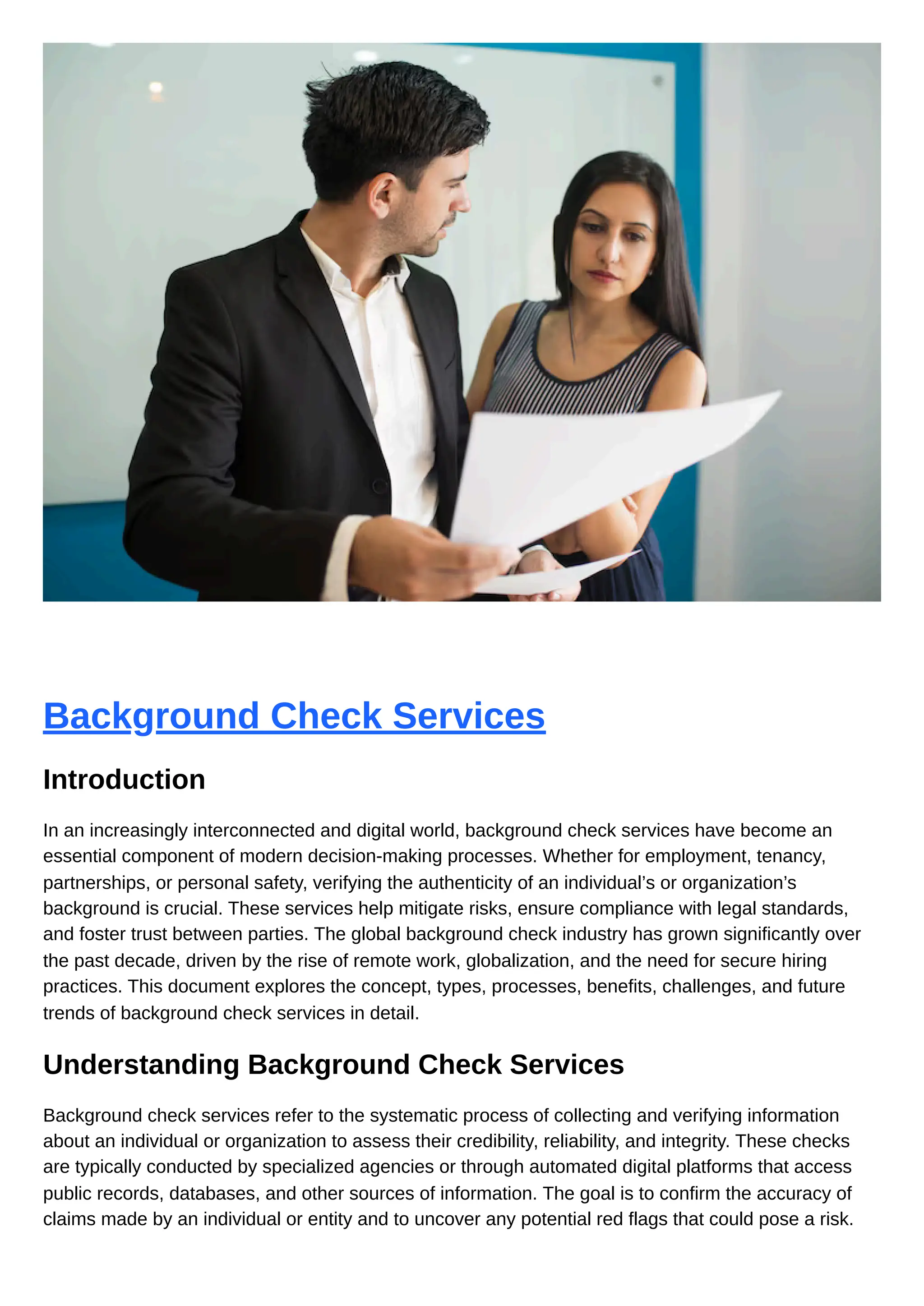 Background Check Services.pdf for employers | PDF