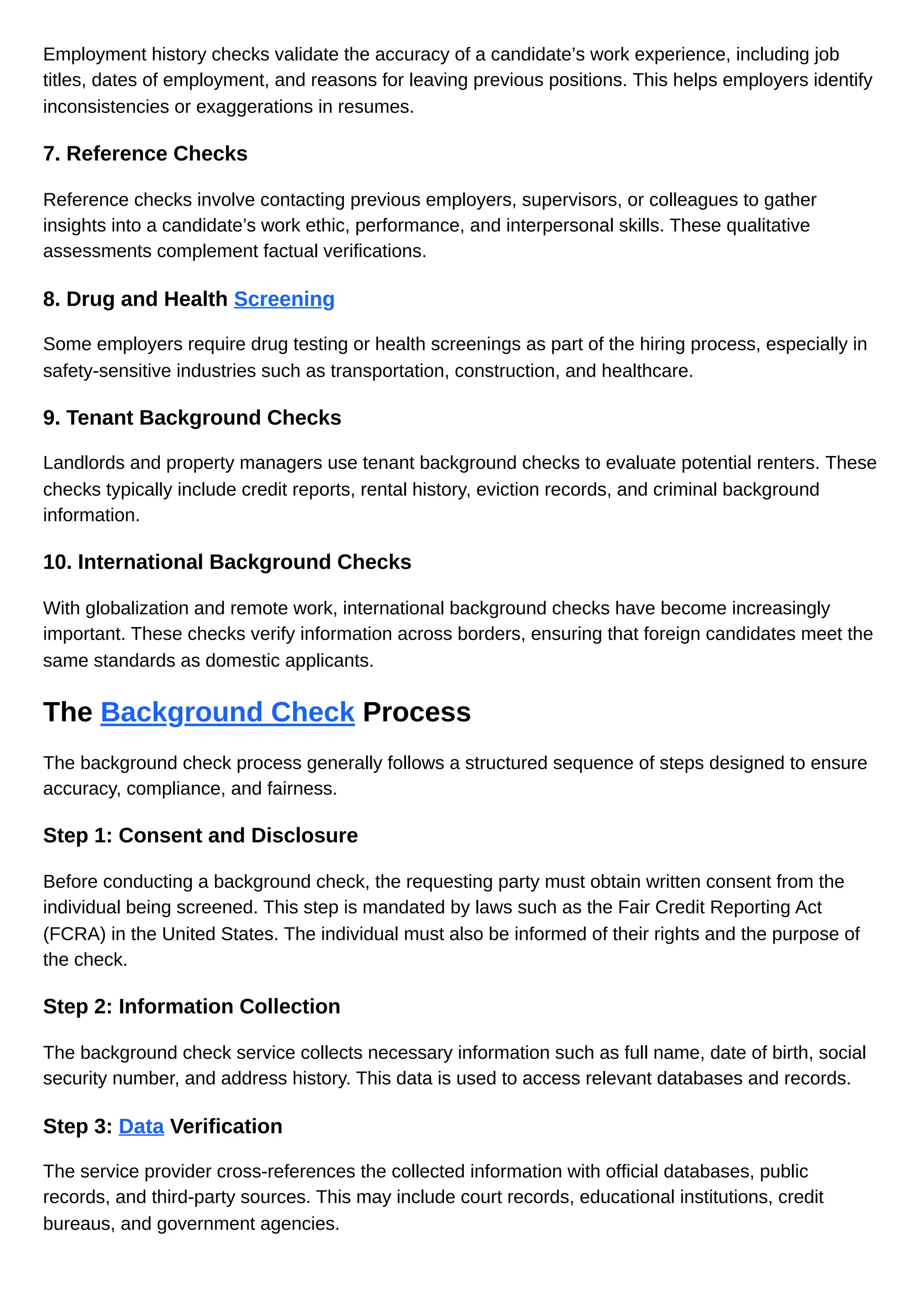 Background Check Services.pdf for employers | PDF