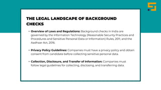 Background Checks in India Empowering Employee Happiness | PPTX