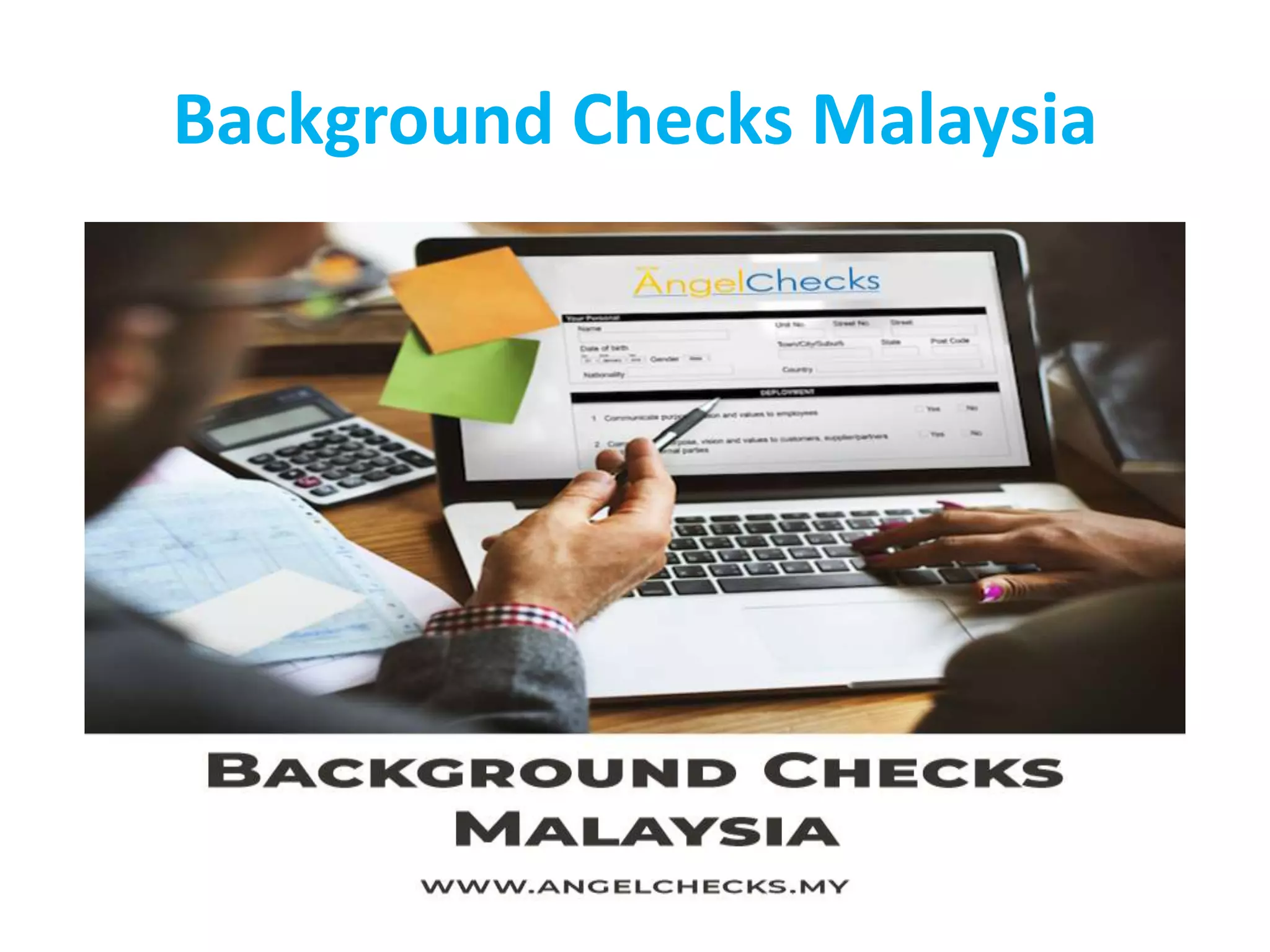 Background Checks Malaysia | PPTX