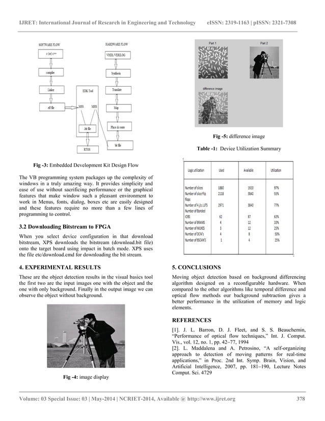 Background Differencing Algorithm For Moving Object Detection Using
