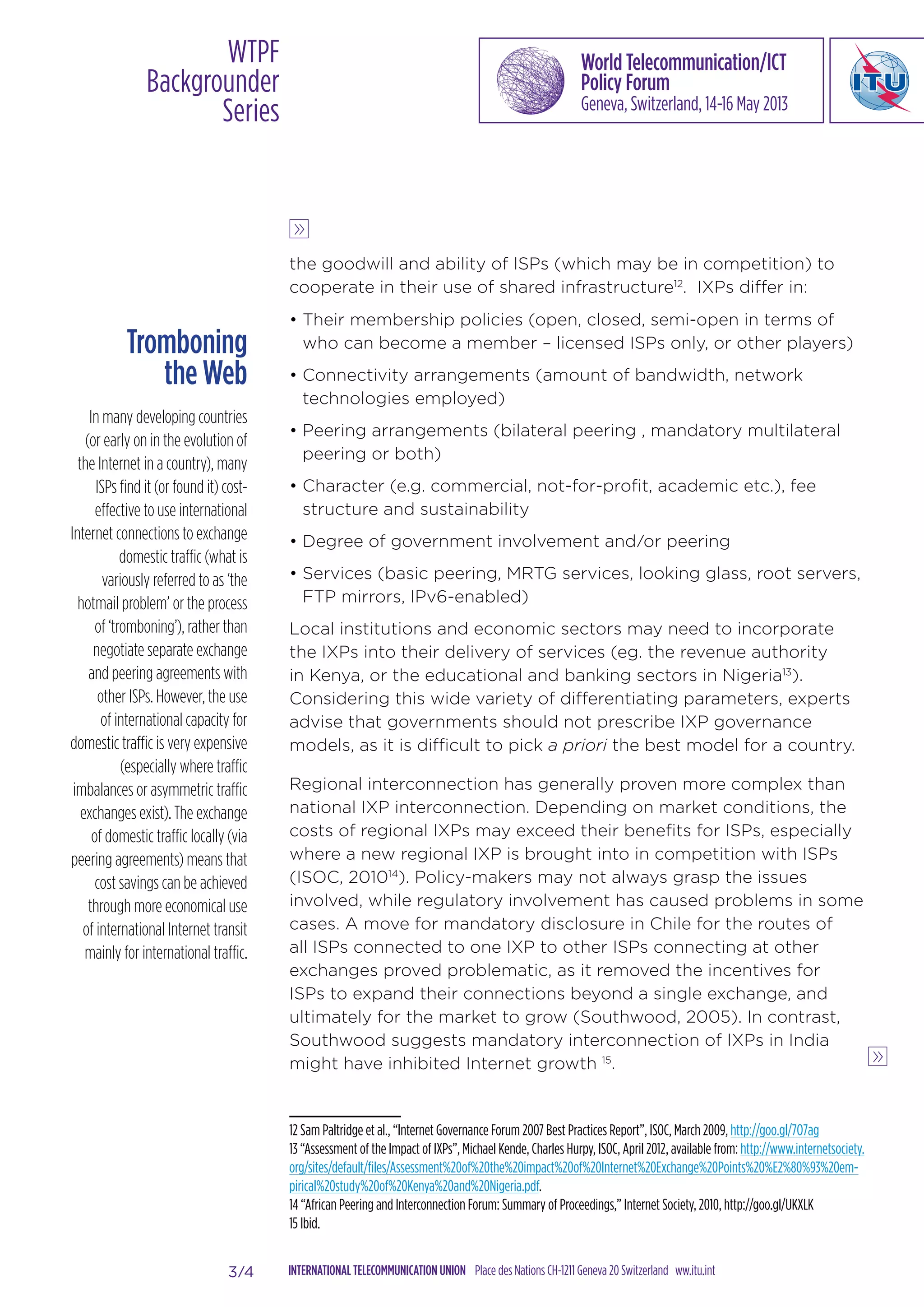 Backgrounder wtpf-13-ixps-en | PDF