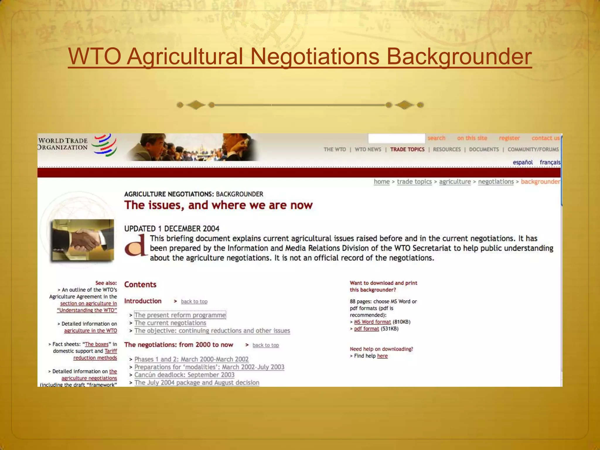 Backgrounder and position papers | PPTX