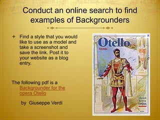 Backgrounder and position papers | PPTX