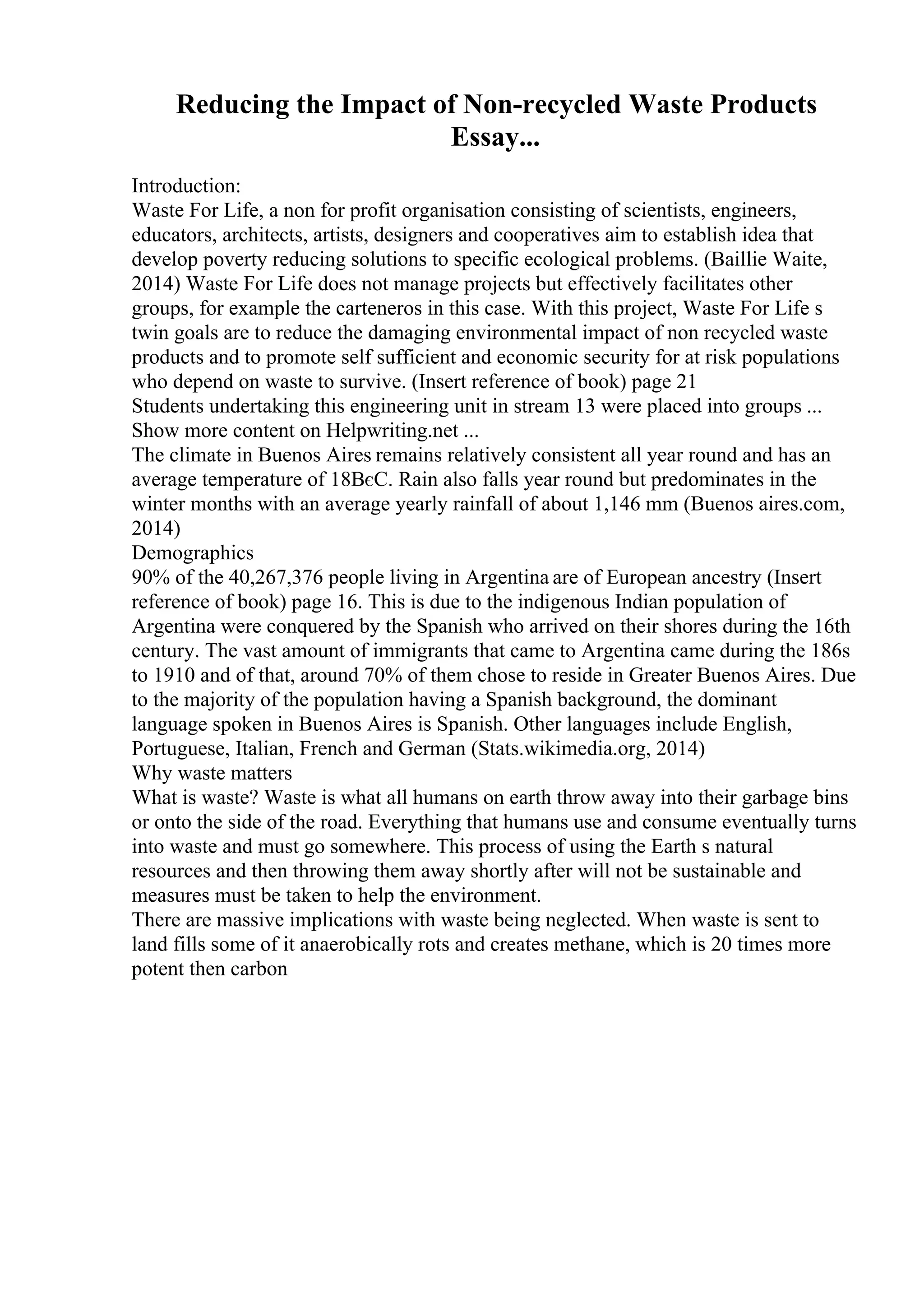 Background Essay | PDF