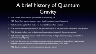 Background independent quantum gravity | PPT