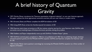 Background independent quantum gravity | PPT