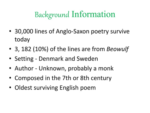 Beowulf | PPT