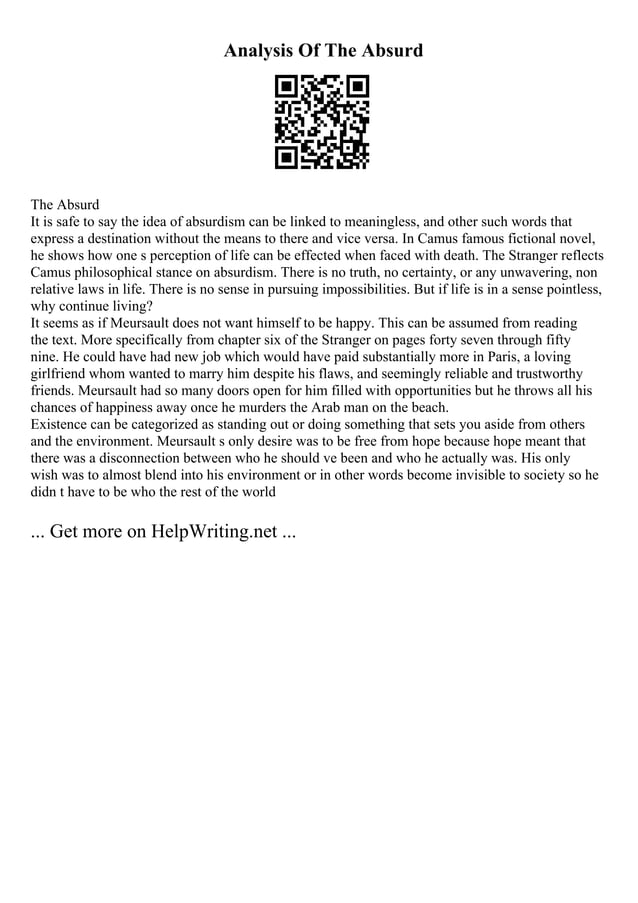 Background Information Argumentative Essay | PDF