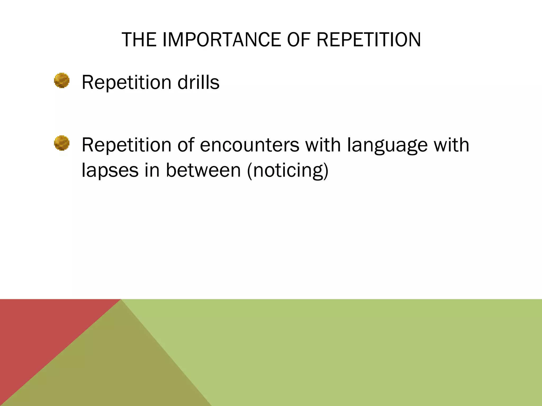 Background issues in language learning | PPT