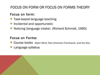 Background issues in language learning | PPT
