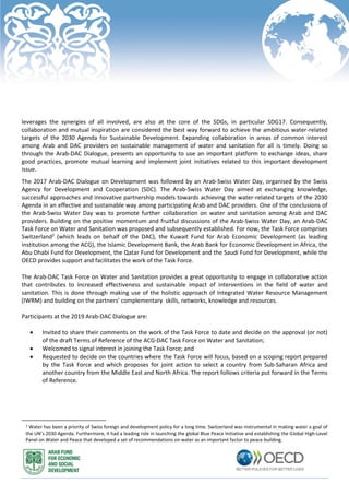 Background note - Session 3 - Water and Sanitation | PDF | Non-Profit Organizations | Industries