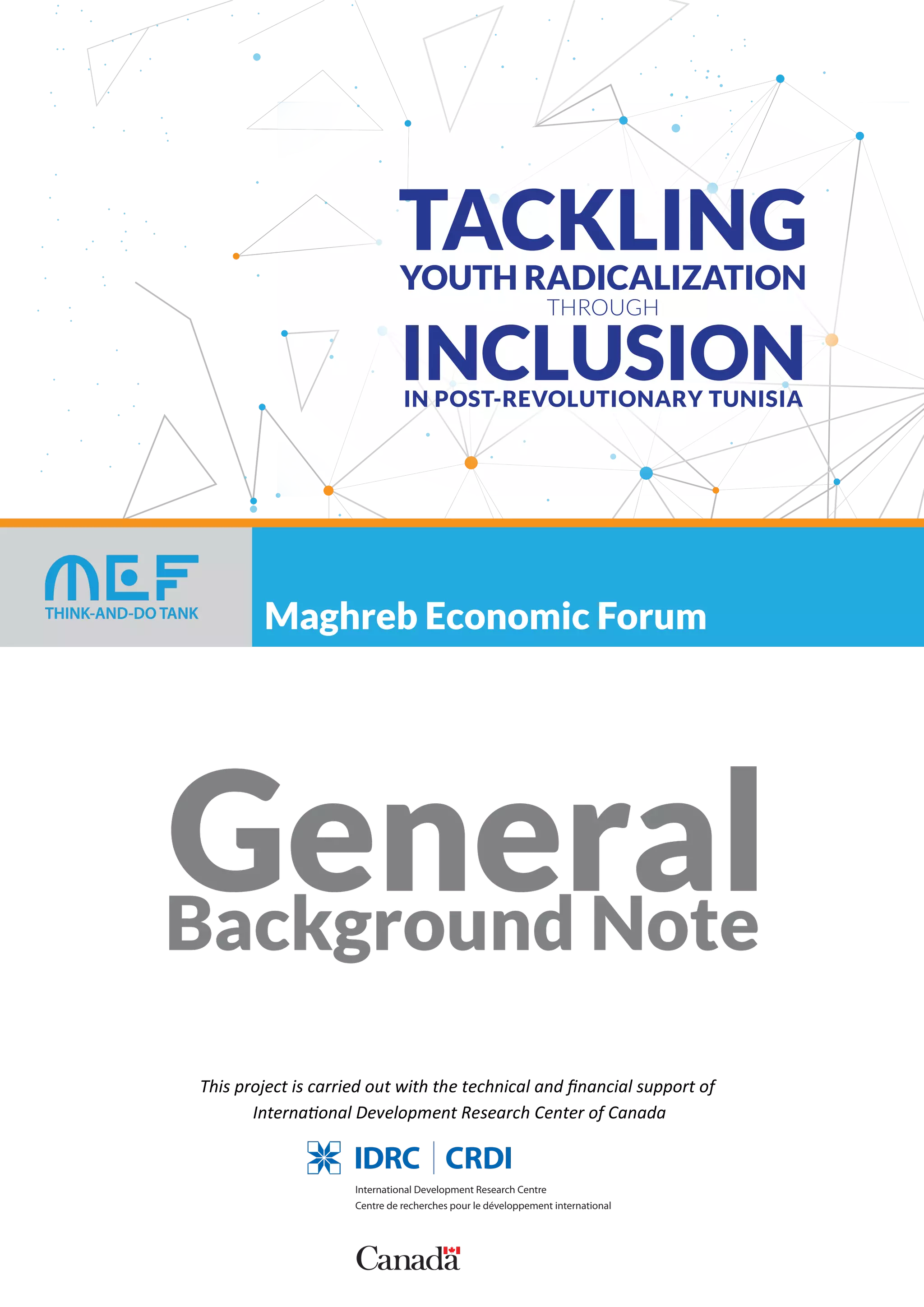 Background Note - Tackling Youth Radicalization through Inclusion in ...